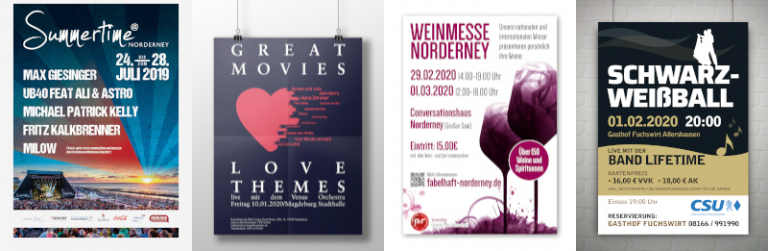 18 Plakat Designs als Inspiration für Dein Projekt