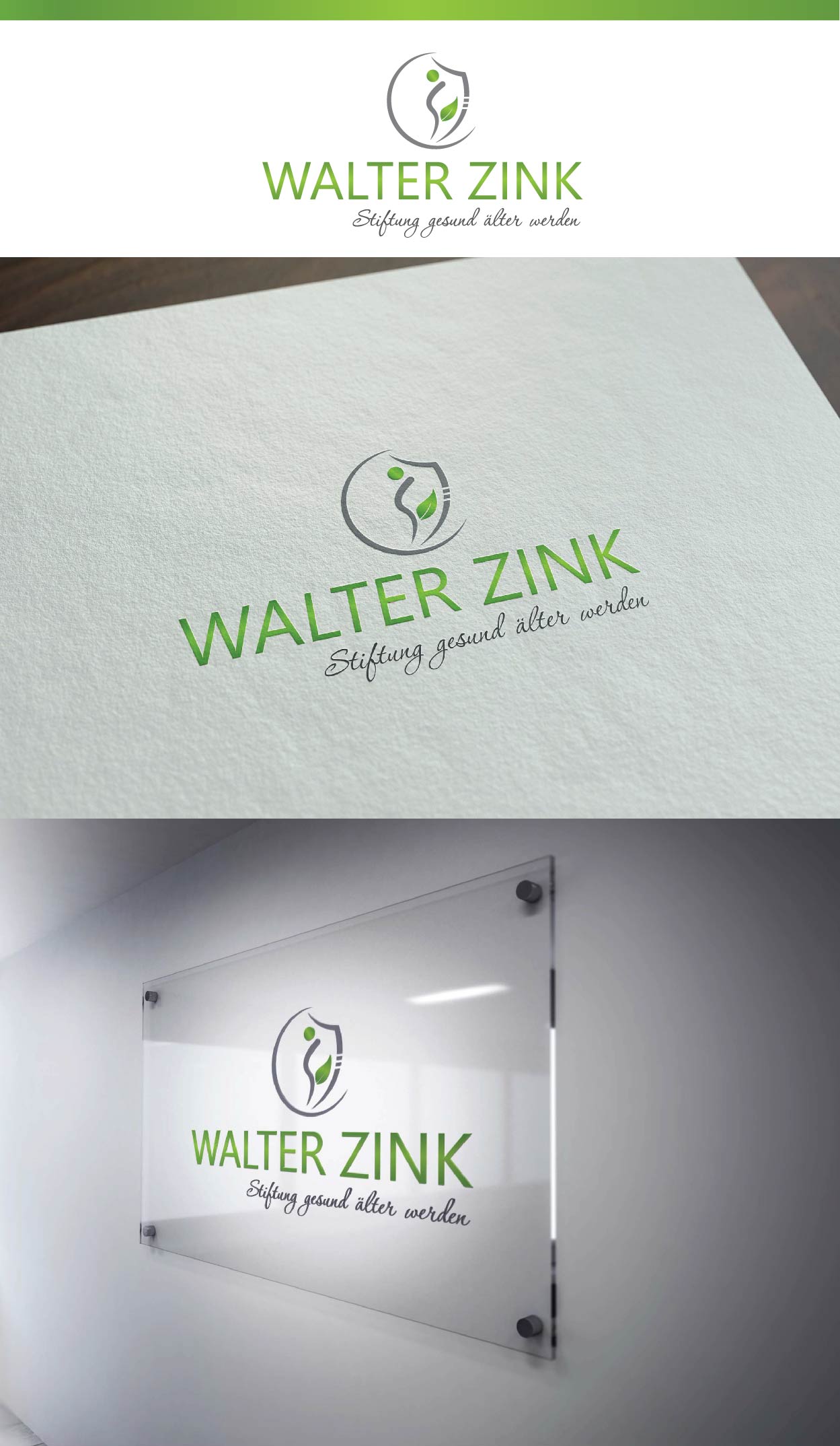 Logo für Walter Zink Stiftung gesund älter werden » Logo » Briefing ...