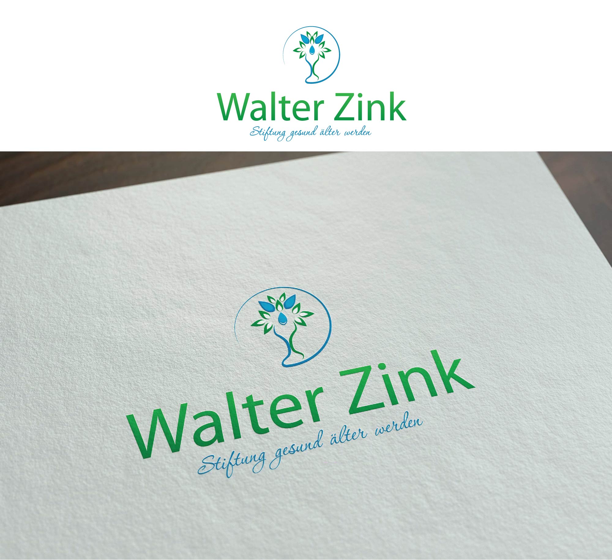 Logo für Walter Zink Stiftung gesund älter werden » Logo » Briefing ...