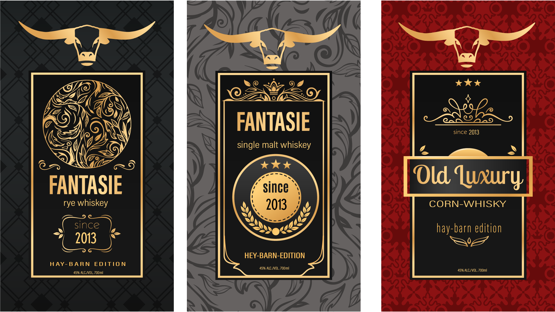 Etiketten-Design für hochwertigen Whisky » Etiketten » designenlassen.de