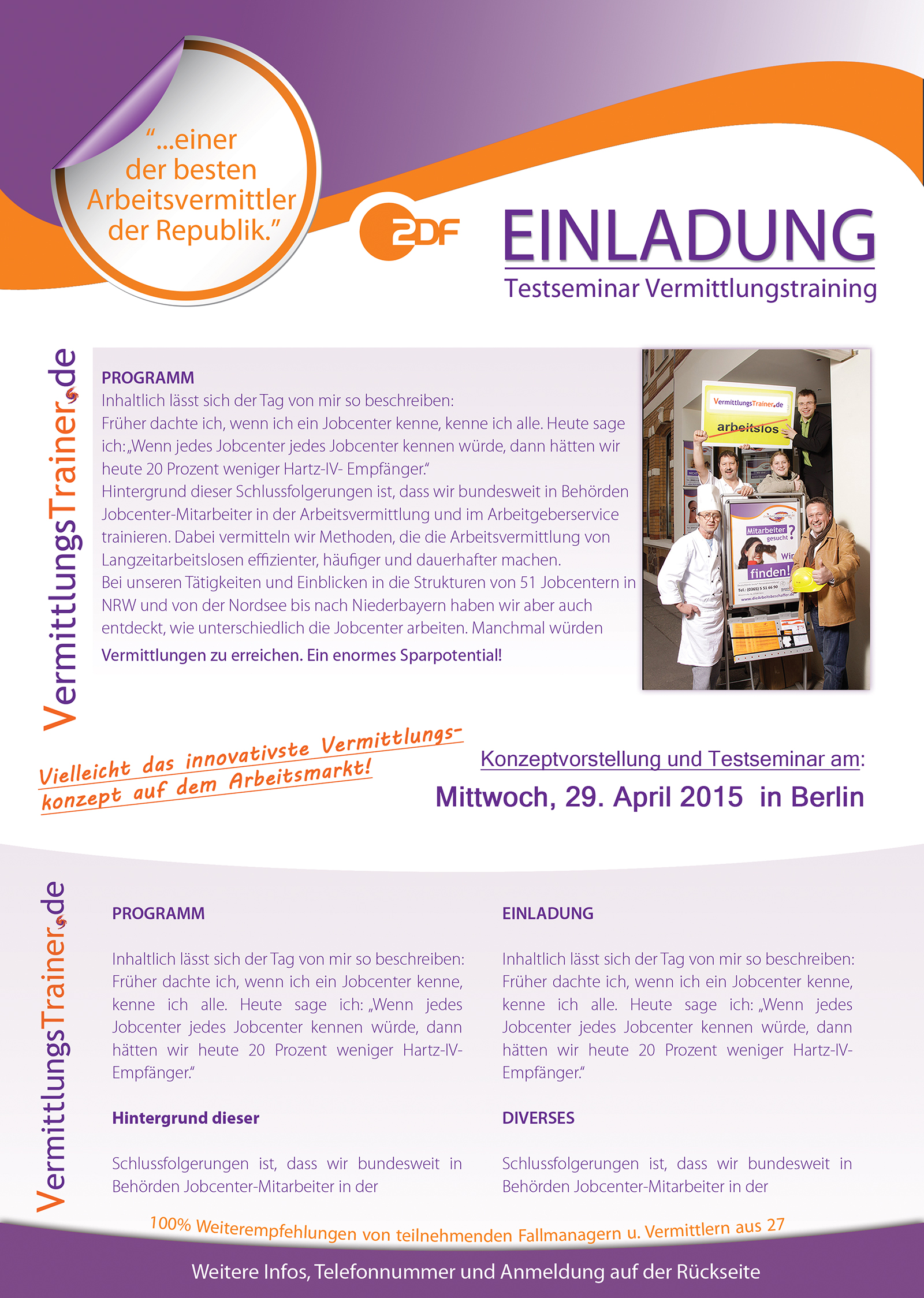 Flyer für Einladung zu einer Veranstaltung » Flyer » designenlassen.de