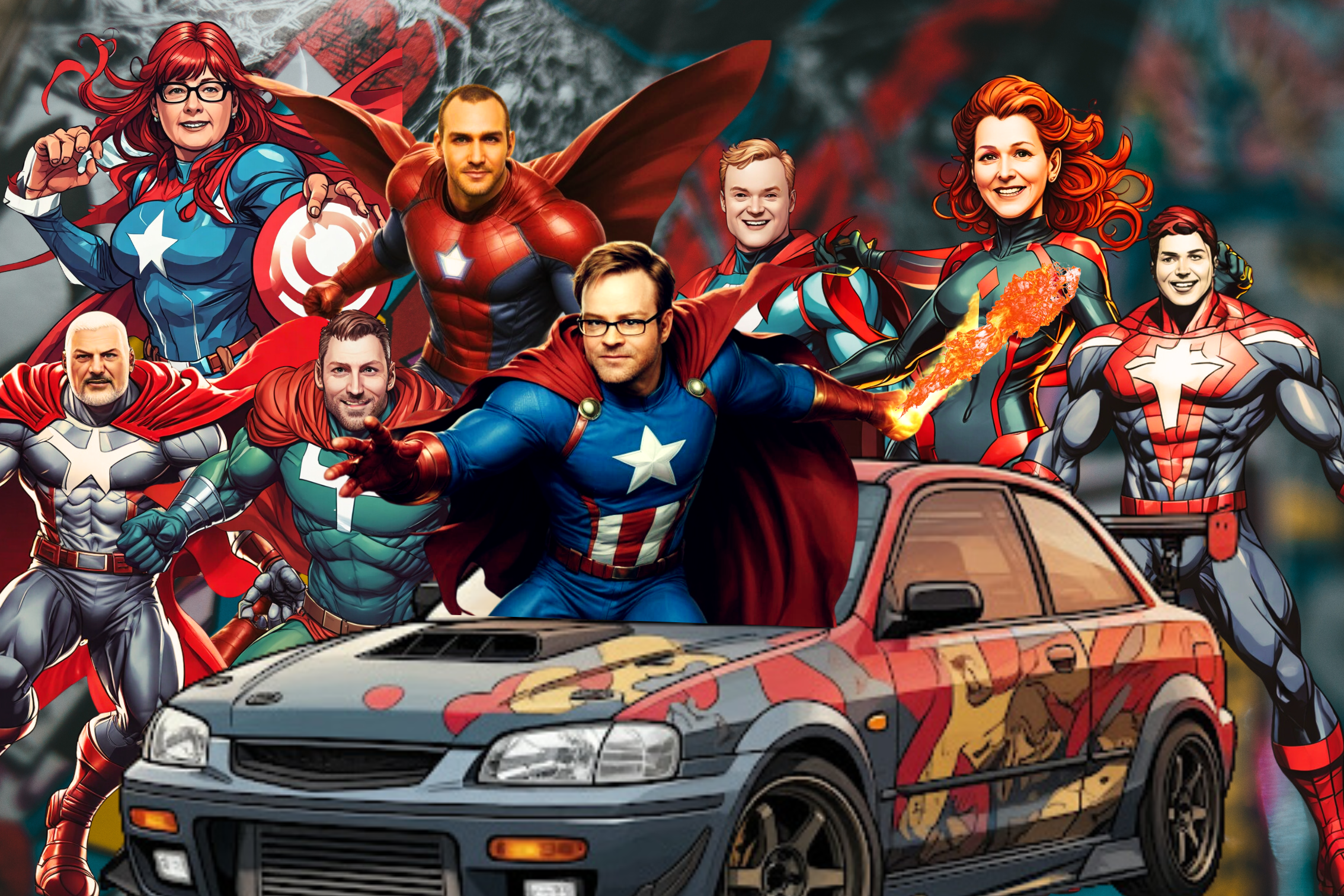 Illustrationen Marvel Comic Style Illustrationen Briefing 8914