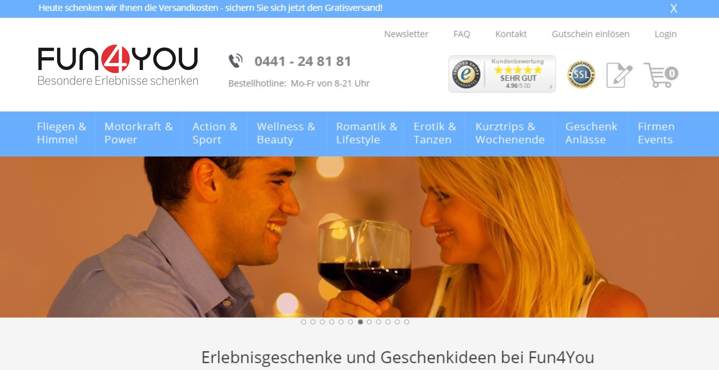 Fun4You Logo für Erlebnisgeschenke » Logo » designenlassen.de