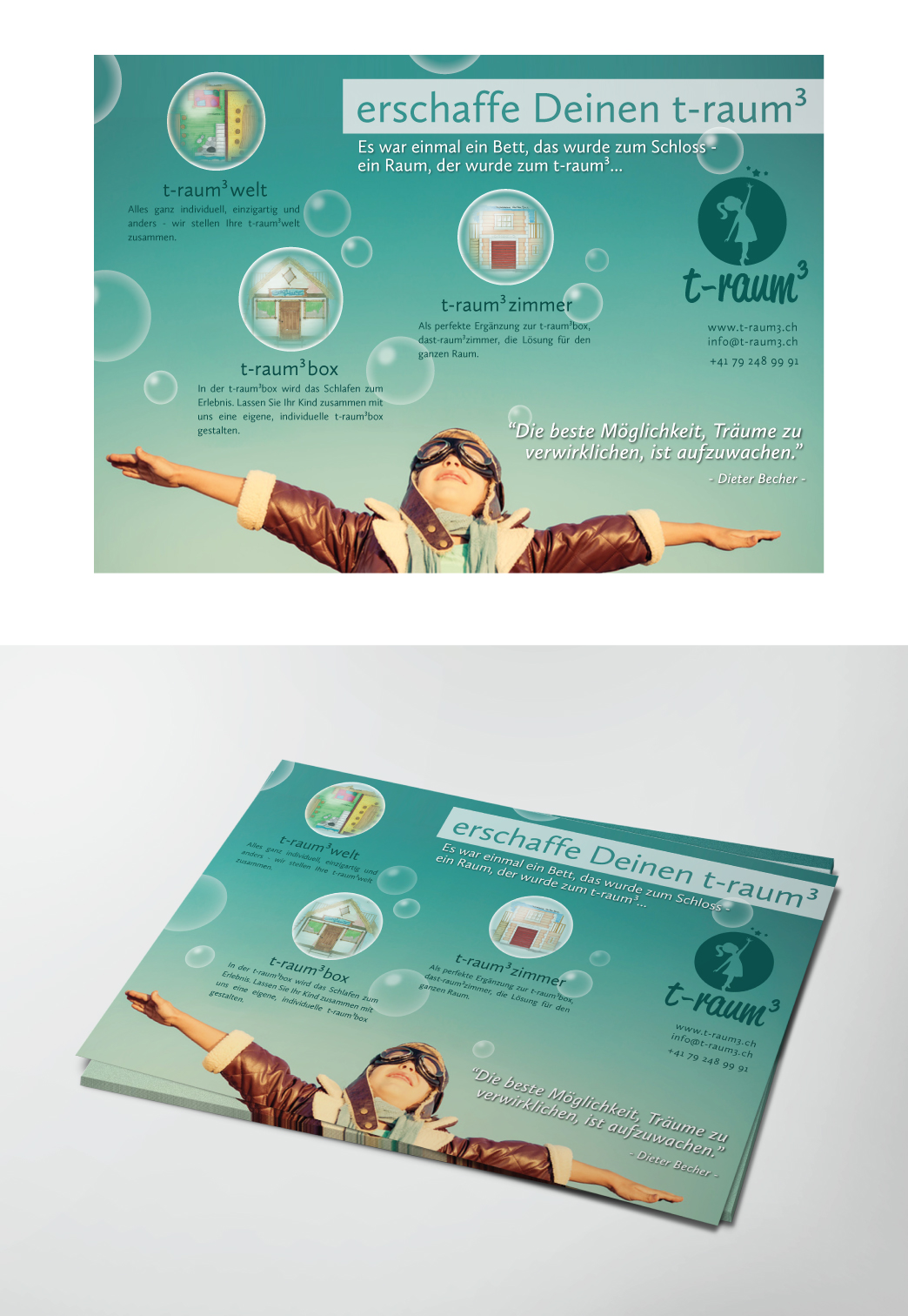 t-raum³ sucht Flyer Designer » Flyer » designenlassen.de