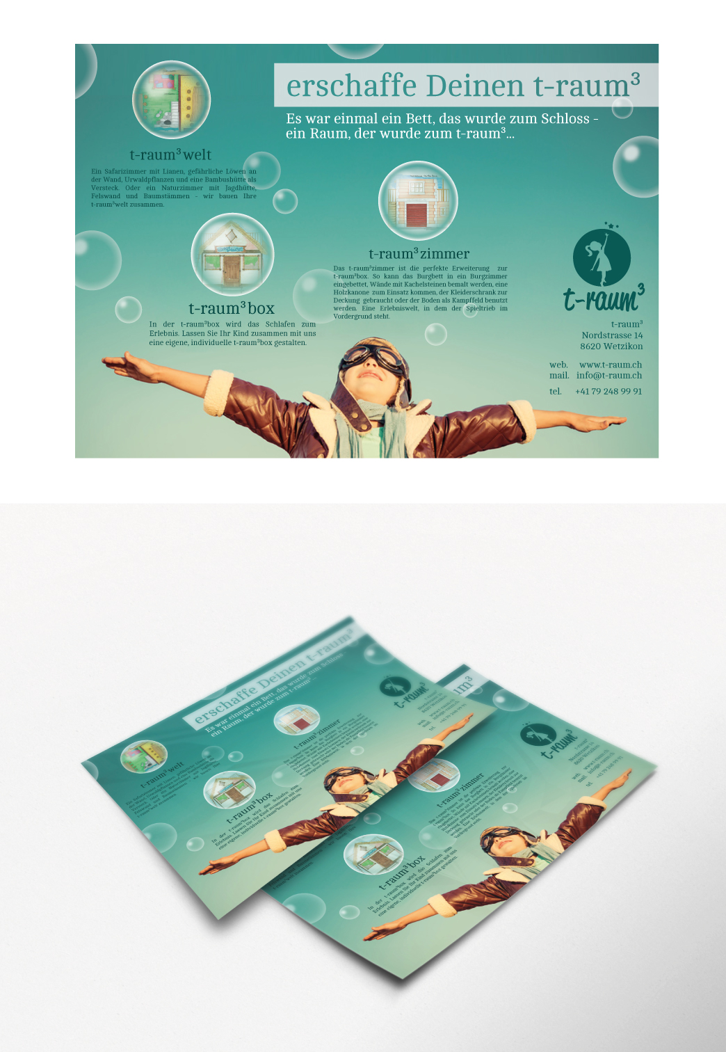 t-raum³ sucht Flyer Designer » Flyer » designenlassen.de