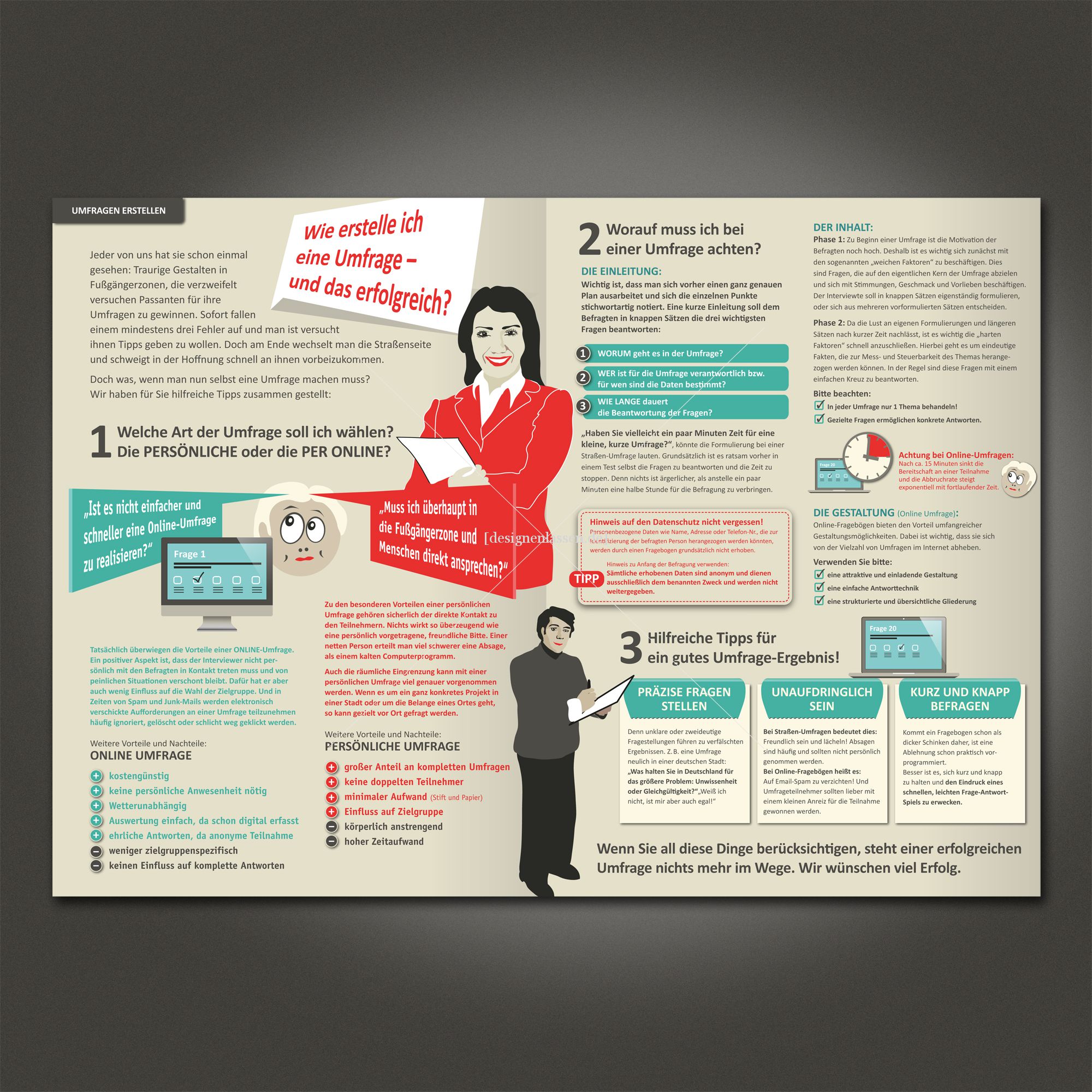 Infografik zum Thema Umfrage erstellen » Design » designenlassen.de