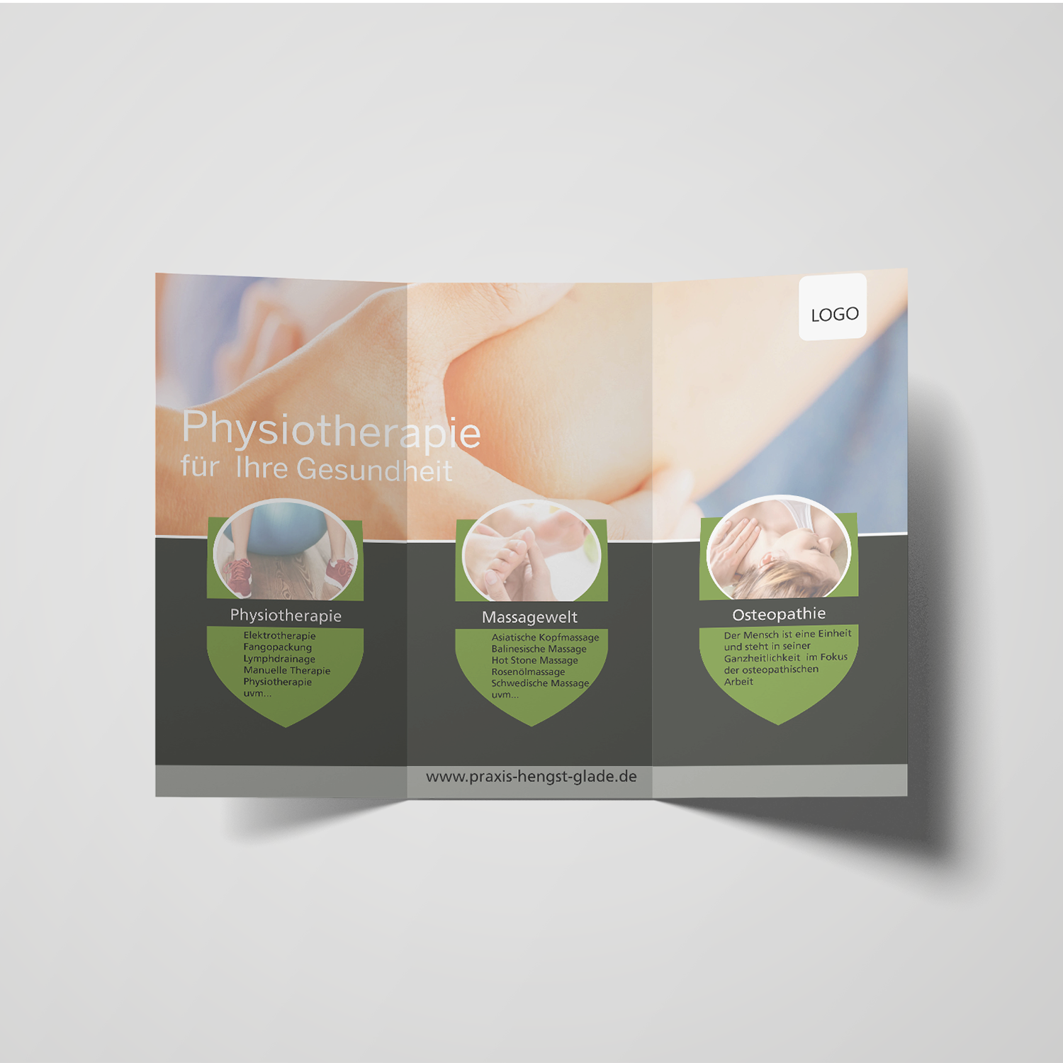 Flyer-Design für Praxis für Physiotherapie » Flyer » Briefing ...