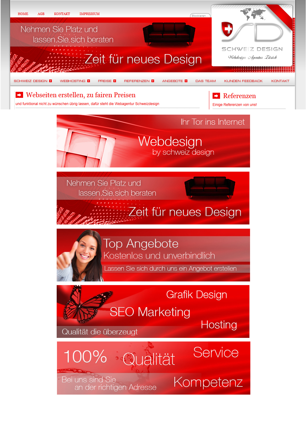 Redesign eines JQuery Headers » Design » designenlassen.de