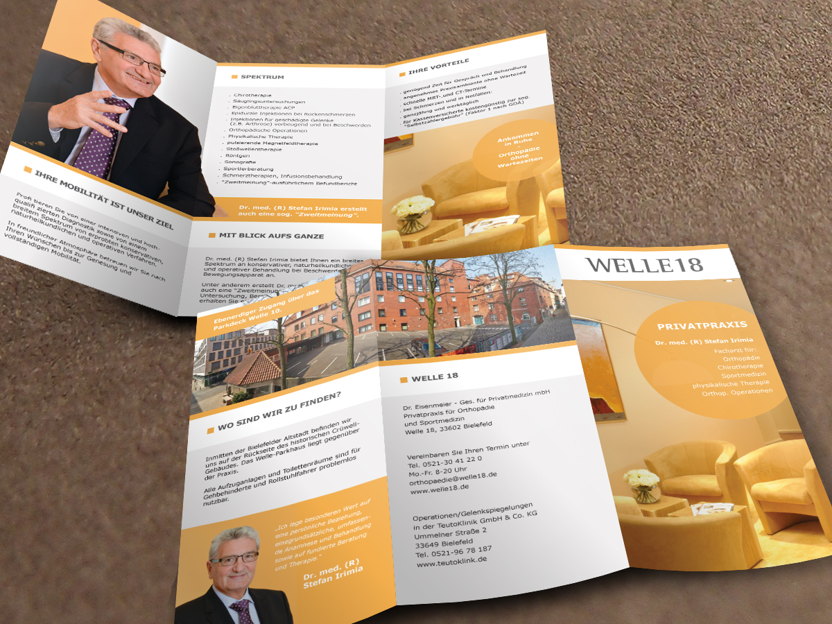Flyer für Arztpraxis » Flyer » Briefing » designenlassen.de