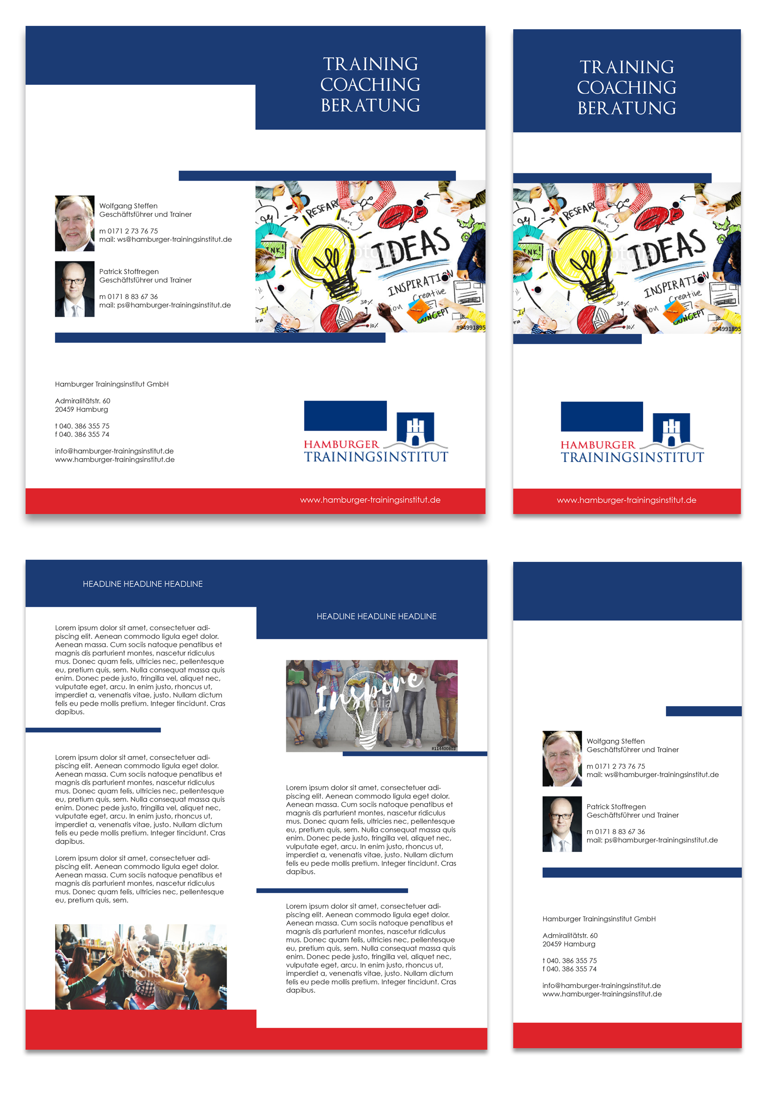 Flyer-Design für Weiterbildungsinstitut » Flyer » designenlassen.de