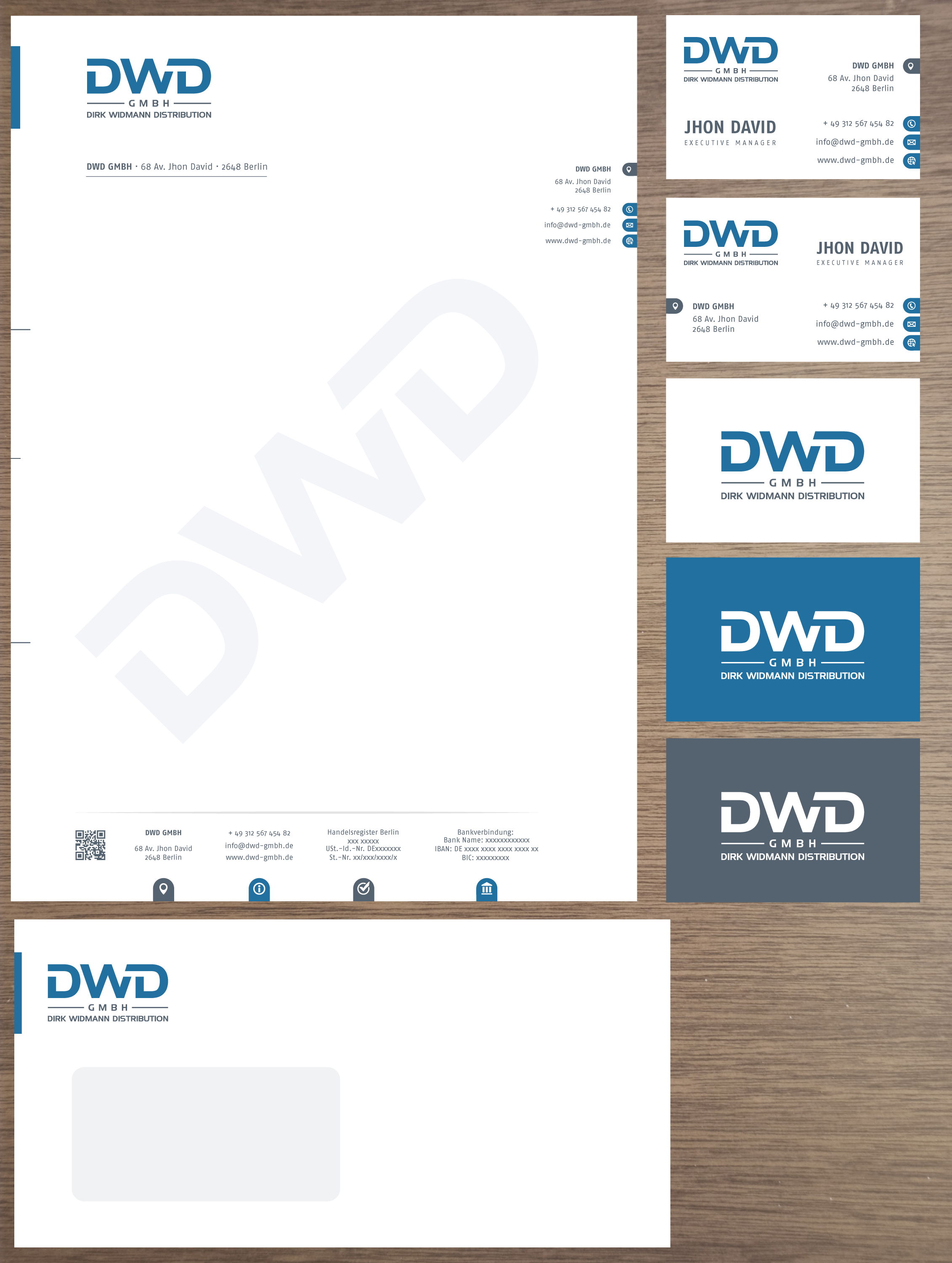 Logo-Design für DWD GmbH » Logo & Visitenkarte » designenlassen.de