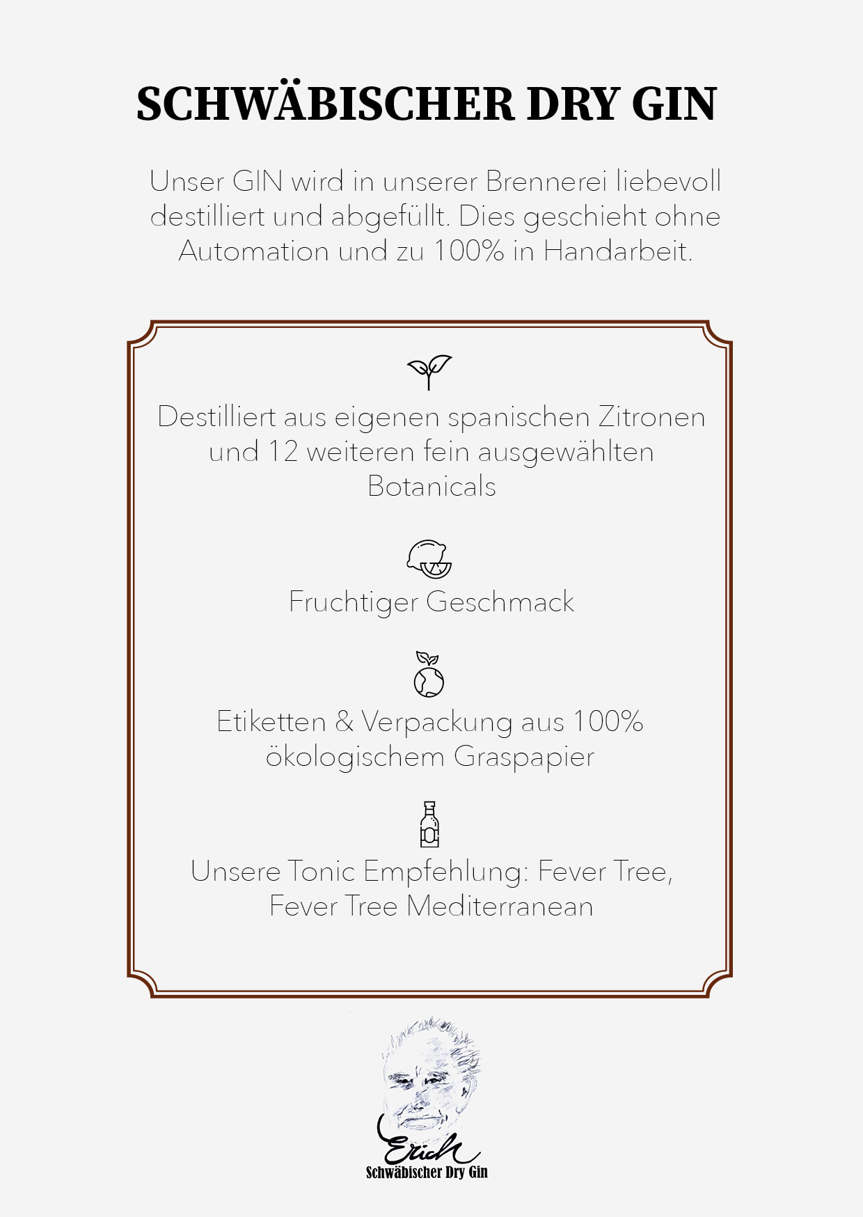 Flyer-Design für Herstellung von Gin » Flyer » designenlassen.de