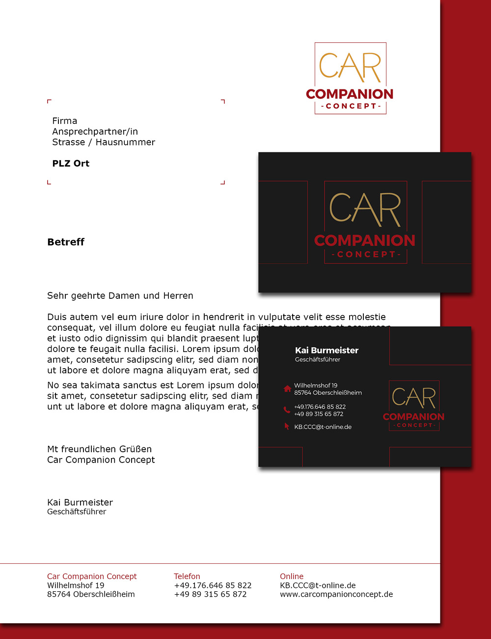 Car Companion Concept » Webdesign » Briefing » designenlassen.de